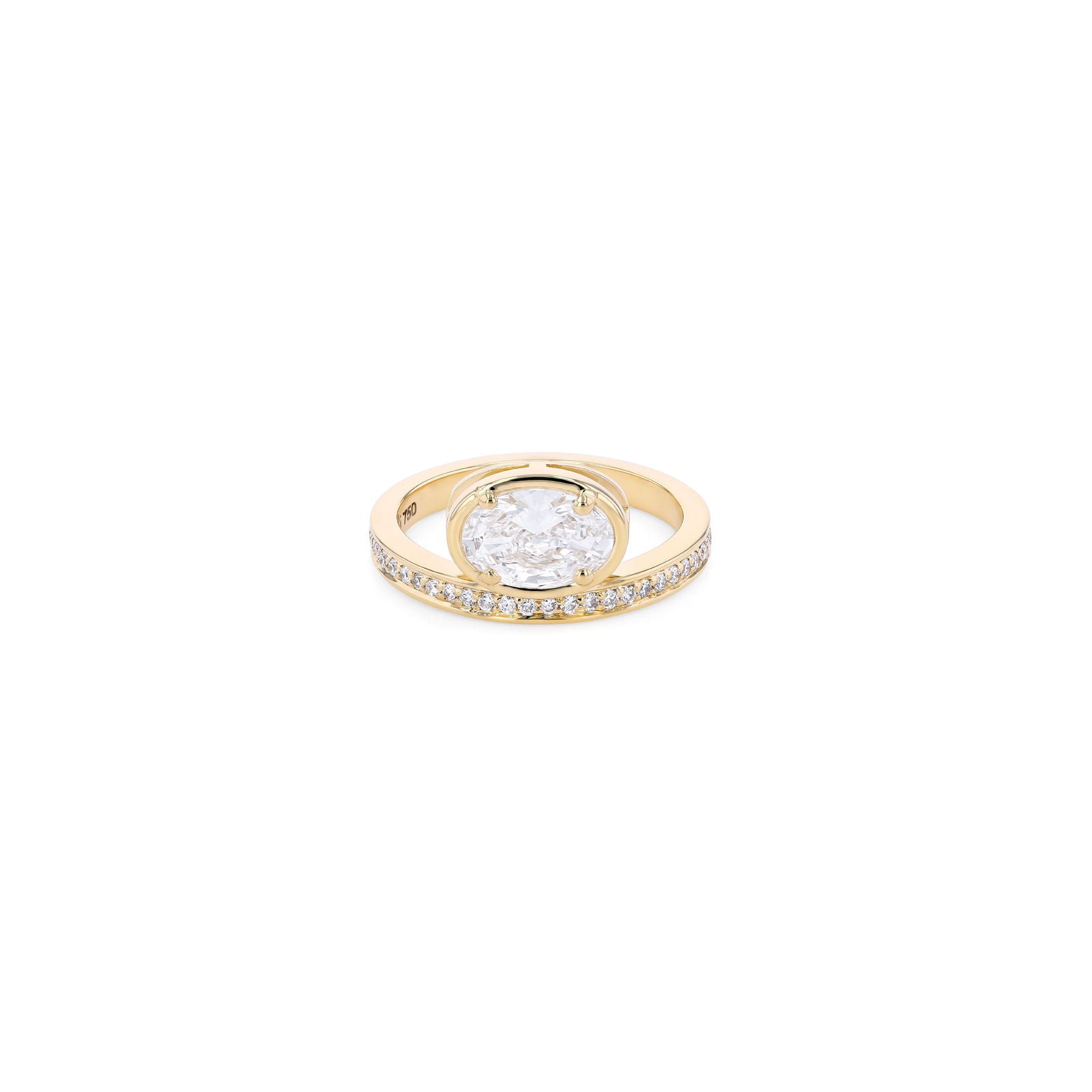Horizon Diamond Engagement Ring – FYNE Jewellery